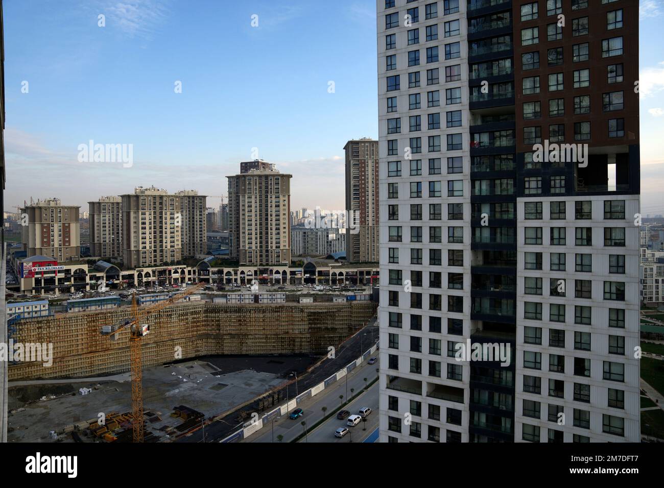 A view of buildings, part of residential compounds in Istanbul, Tuesday ...