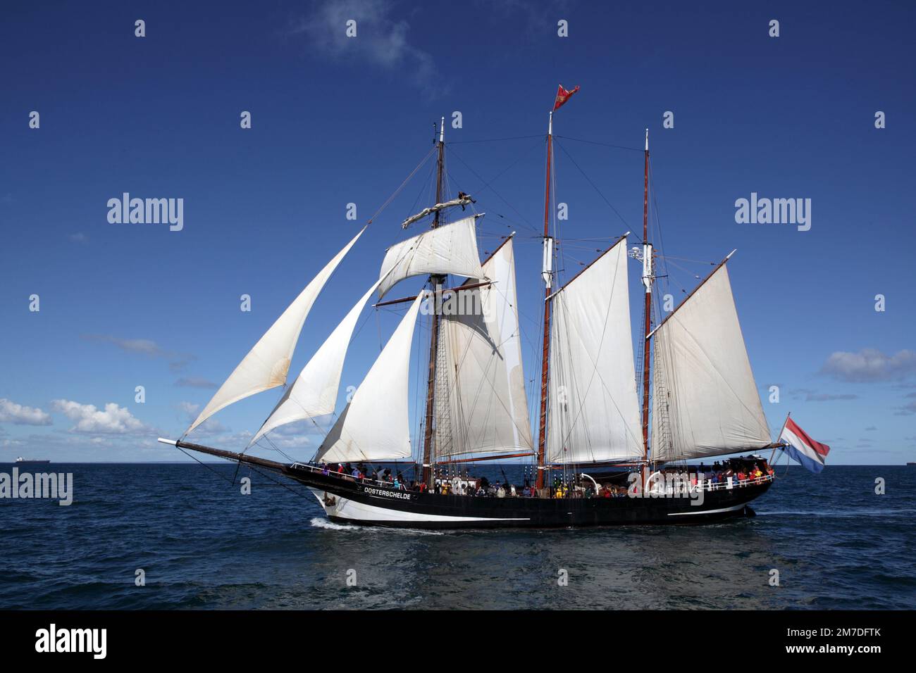 Dutch topsail schooner Oosterschelde, Melbourne, 2013 Stock Photo - Alamy