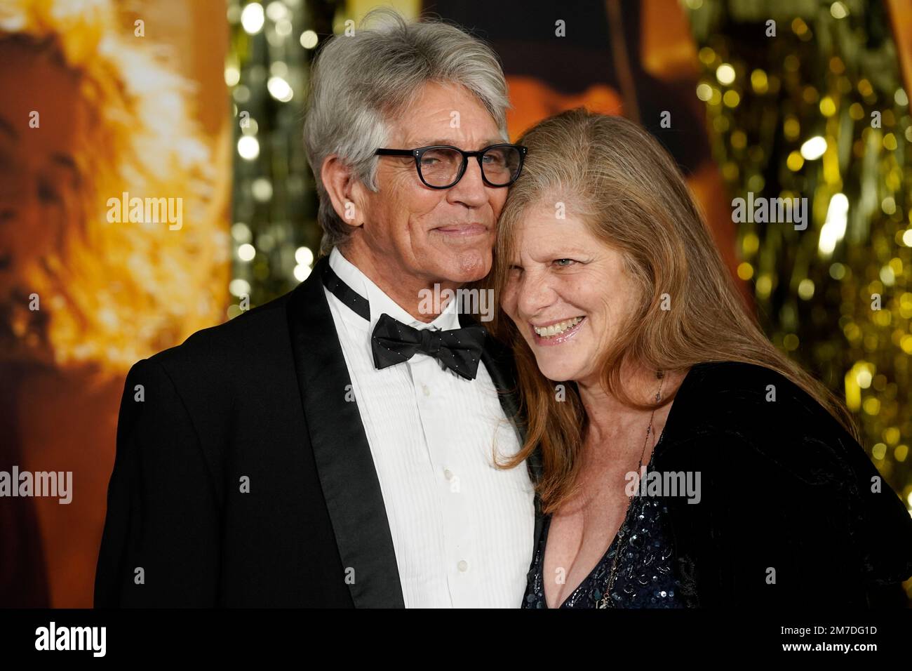 Eric Roberts poses with his wife Eliza at the premiere of the film ...