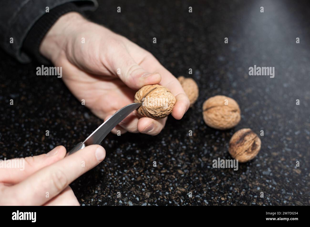 Peeling a walnut hi-res stock photography and images - Alamy