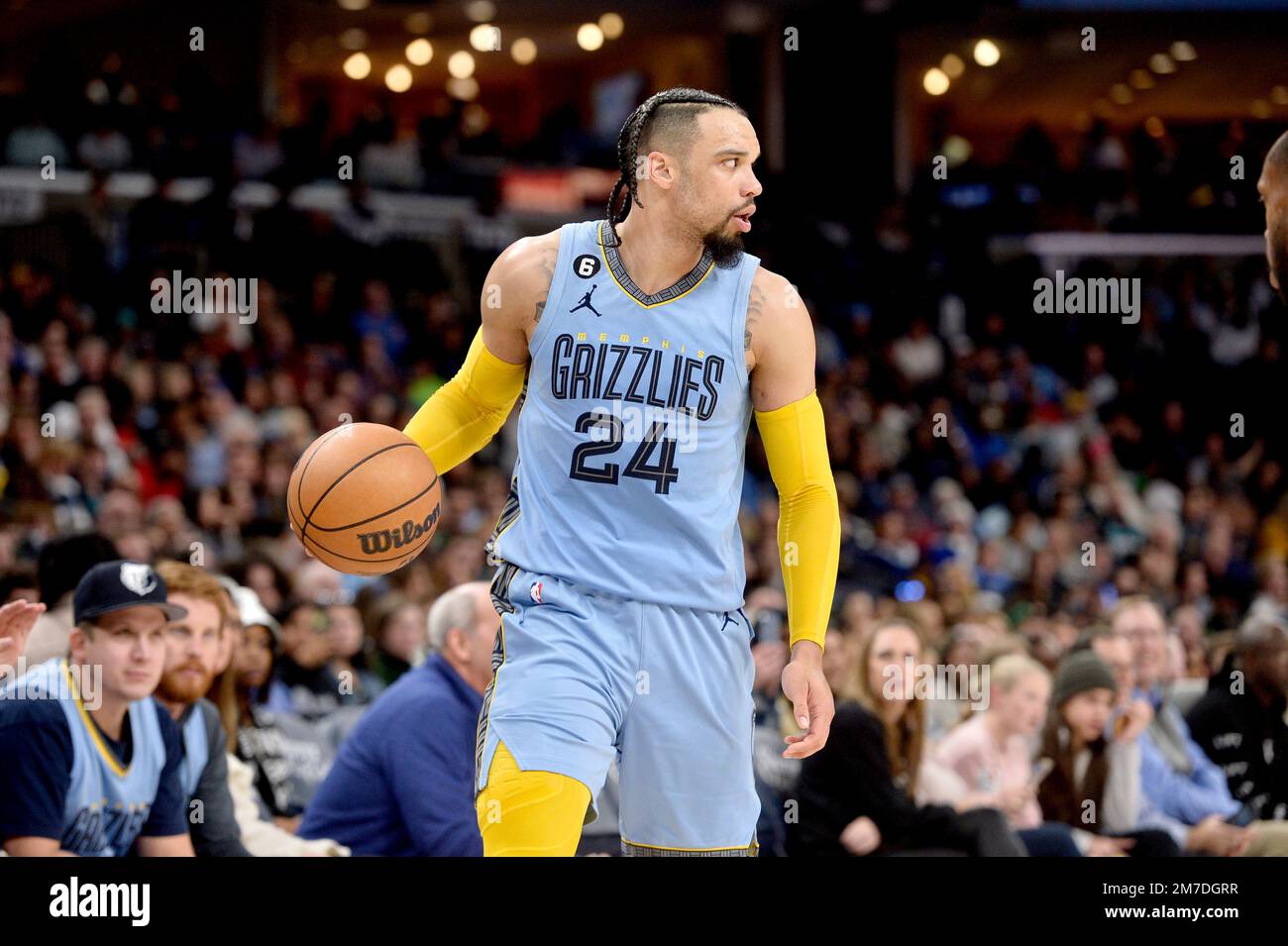 Memphis Grizzlies forward Dillon Brooks (24) plays in the second half ...