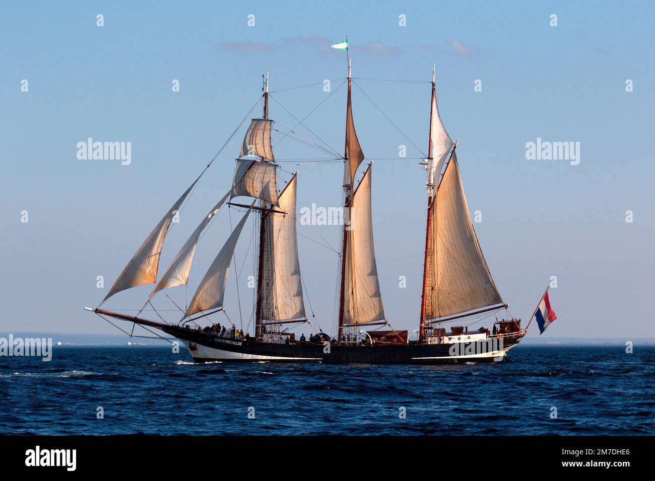 Dutch topsail schooner Oosterschelde, Sunderland race start, 2018 Stock ...