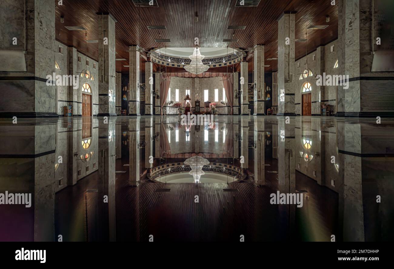 Bangkok, Thailand - 05 Jan, 2022 - Beautiful architecture design inside ...