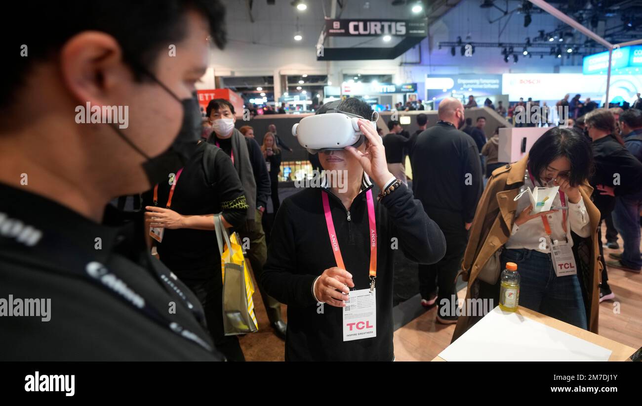 Canon's Kokomo is shown at the Canon booth during the CES tech show ...