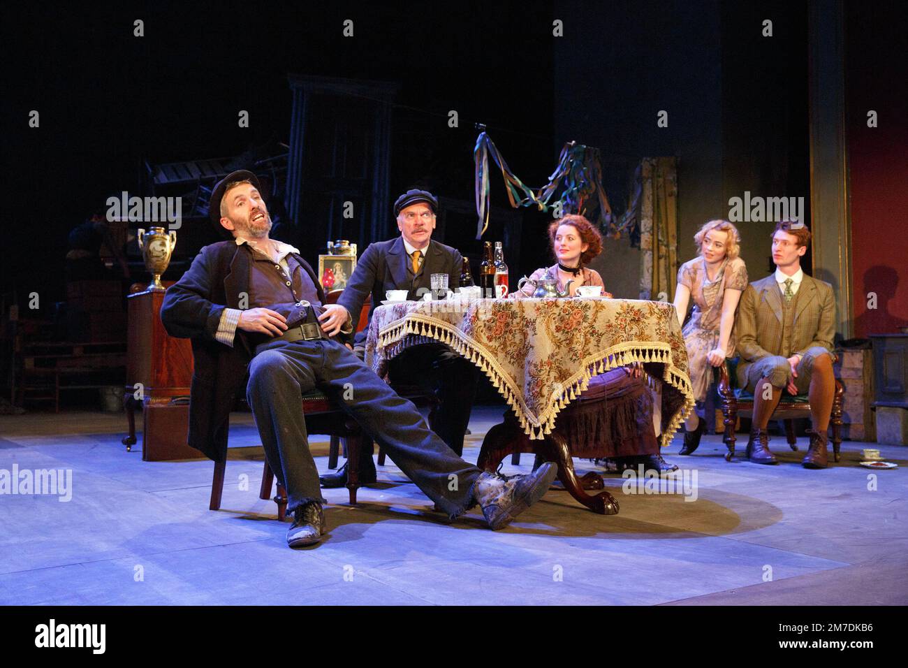 l-r: Louis Dempsey (Joxer Daly), Des McAleer (Captain Jack Boyle ...