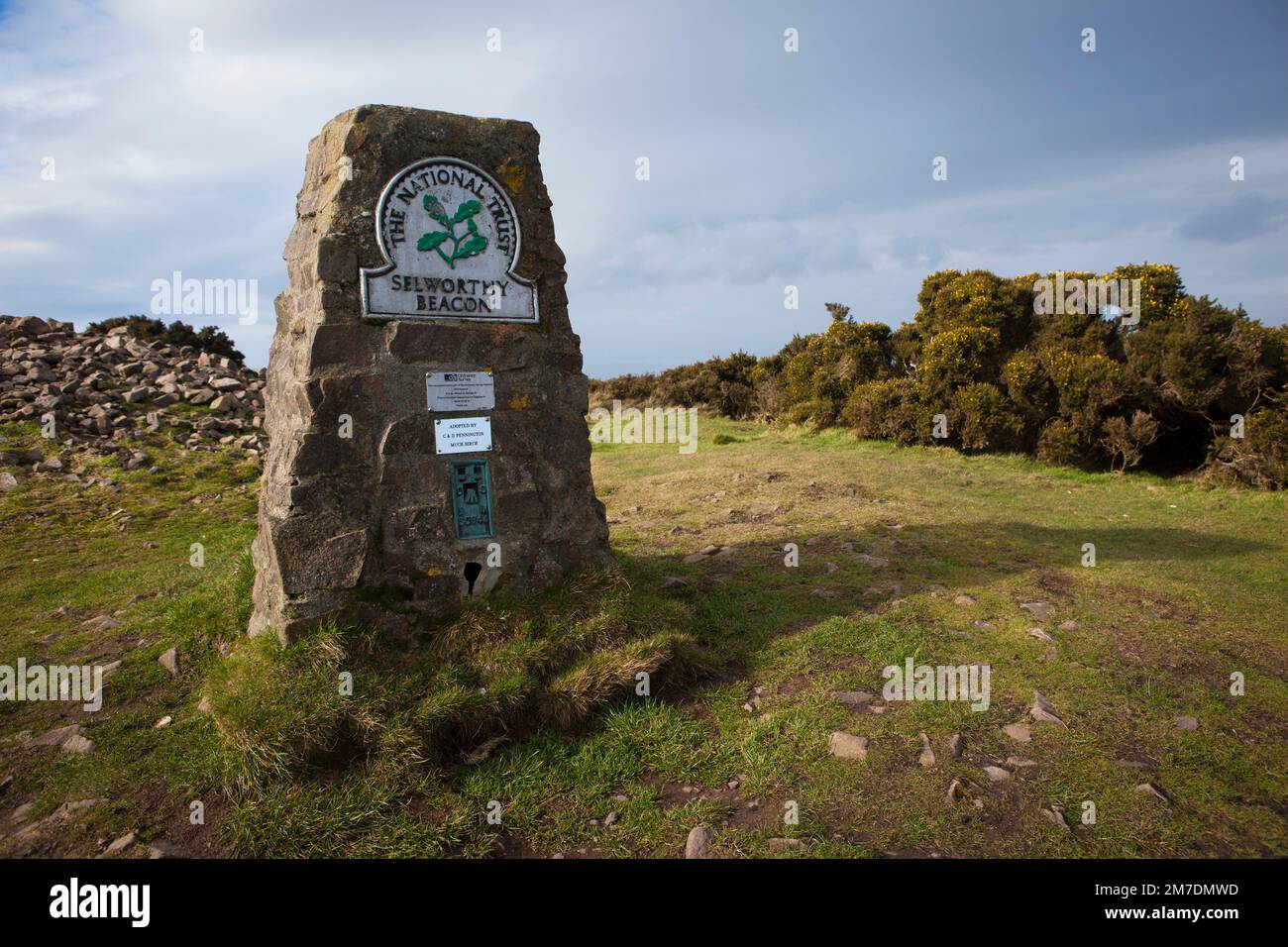 Parts of the South West Coast path (SWCP) from Minehead to Porlock Weir ...