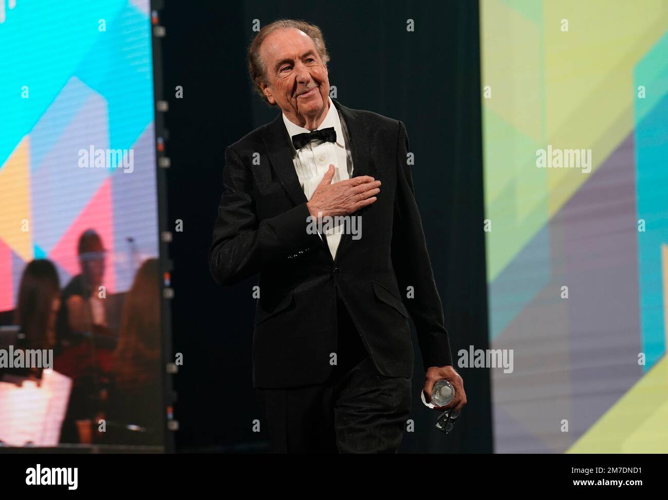 Eric Idle presents the award for director of the year to Sarah Polley ...