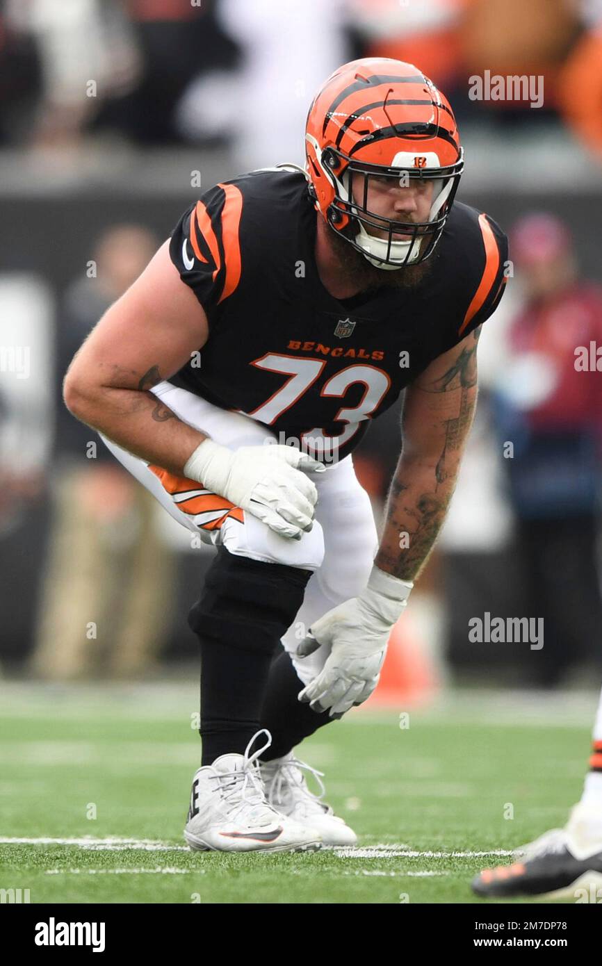 Cincinnati Bengals offensive tackle Jonah Williams (73) lines up for ...