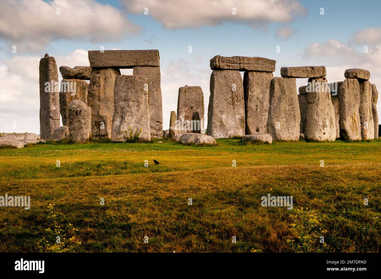 Prehistoric monument Stonehenge on Salisbury Plain in Wiltshire ...