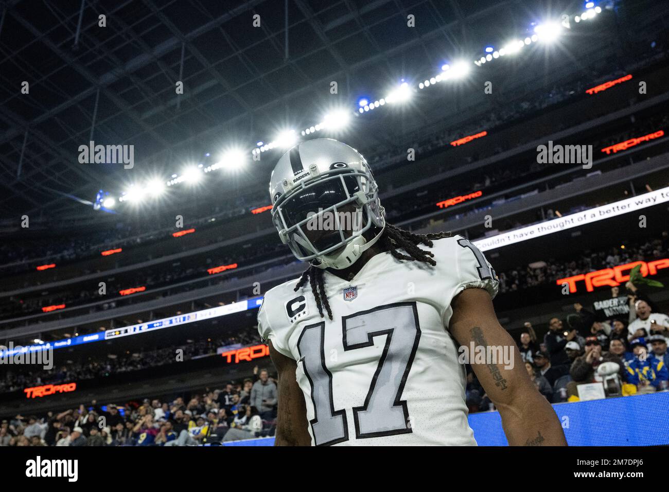 Las Vegas Raiders wide receiver Davante Adams (17) during an NFL ...