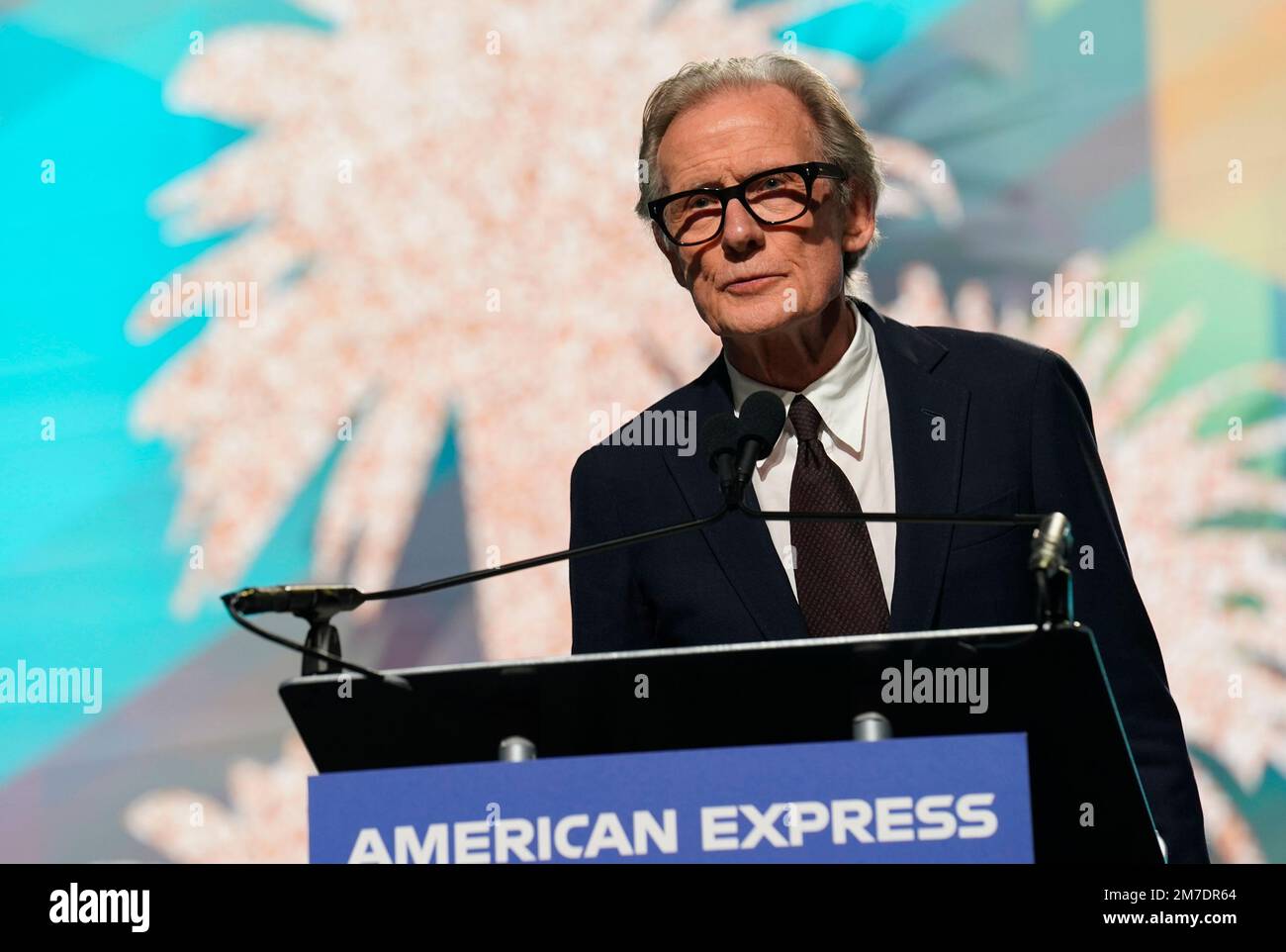 Bill Nighy accepts the international star award for an actor for ...