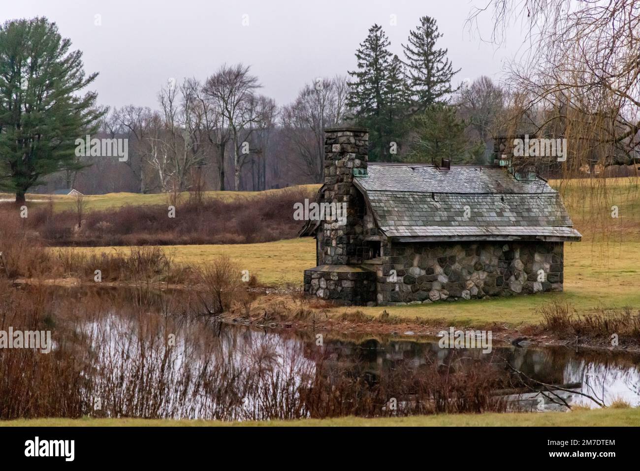 small stone structure at the Garrison Stock Photo - Alamy