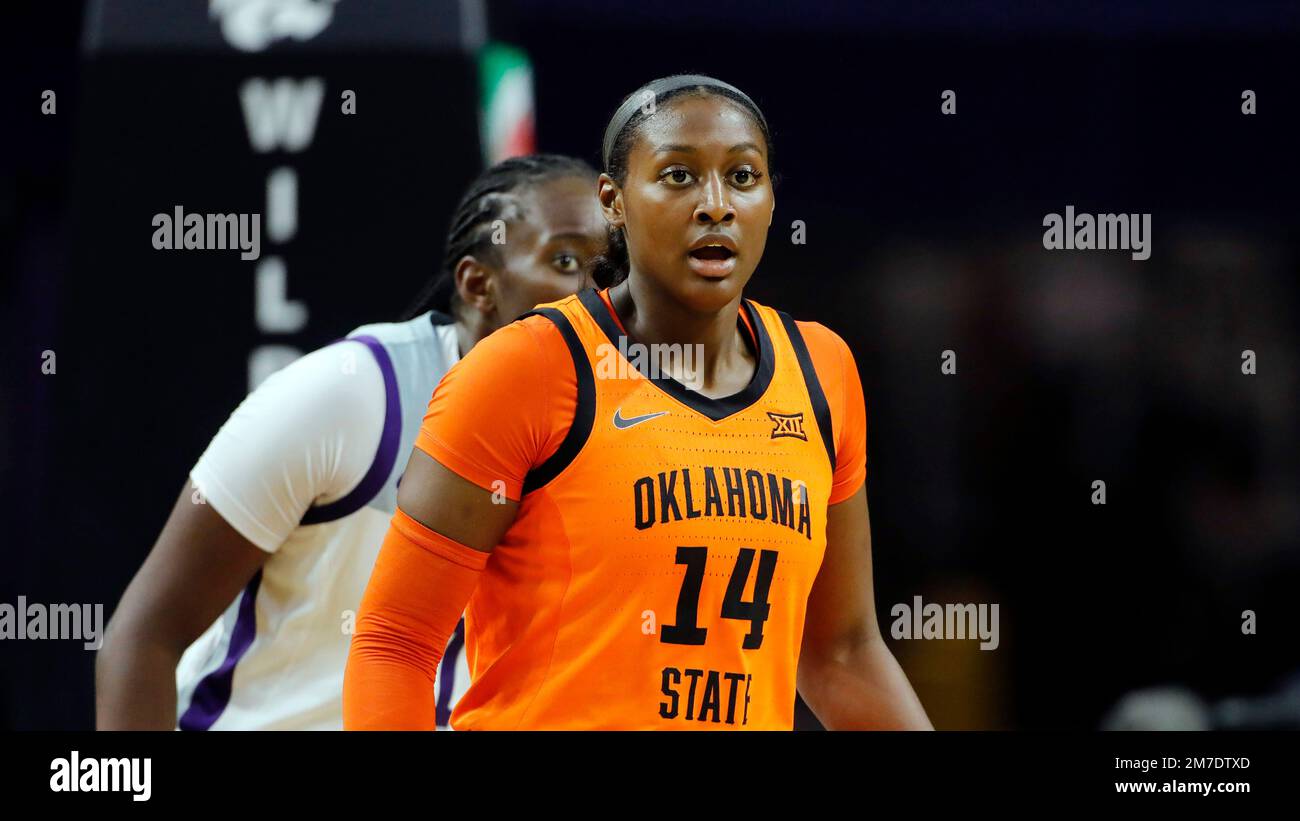 Oklahoma State forward Taylen Collins during an NCAA college basketball ...