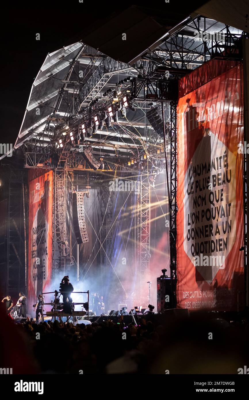 Outdoor Rock Concert Stage