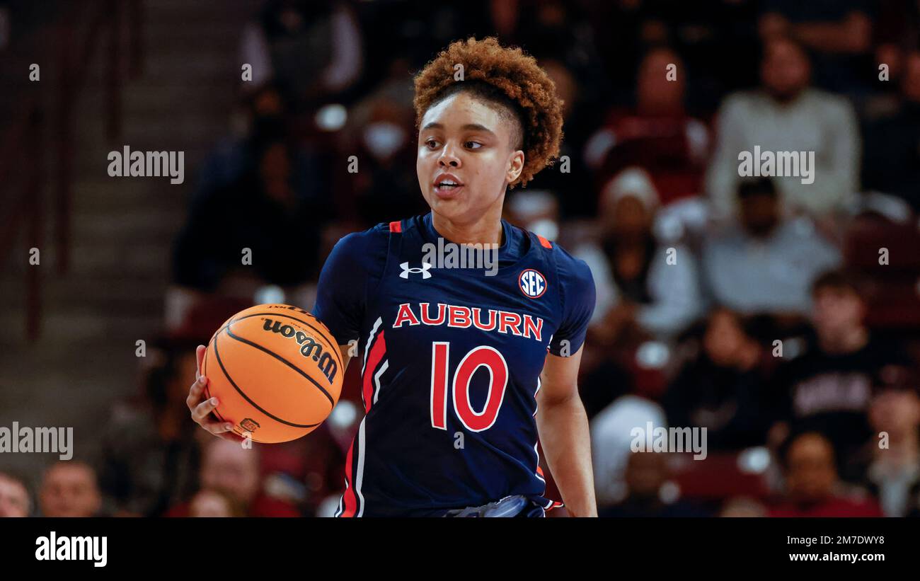 Auburn guard Sydney Shaw against South Carolina during the second half ...