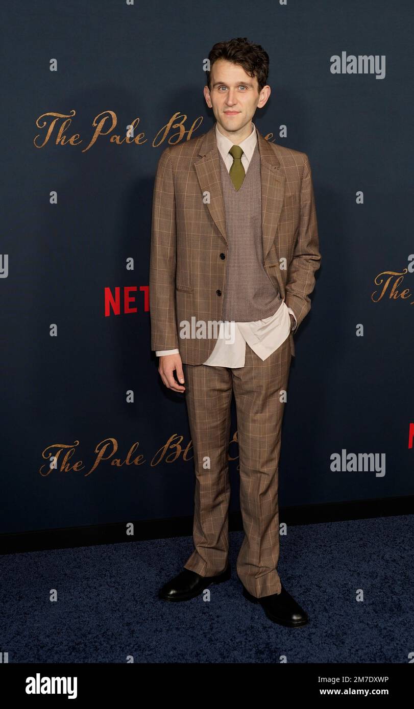Harry Melling, a cast member in "The Pale Blue Eye," poses at the ...