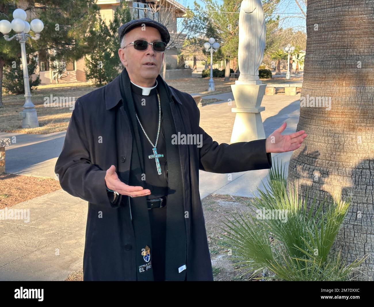 The Most Rev. Mark Seitz, the Catholic bishop of El Paso, Texas, speaks ...