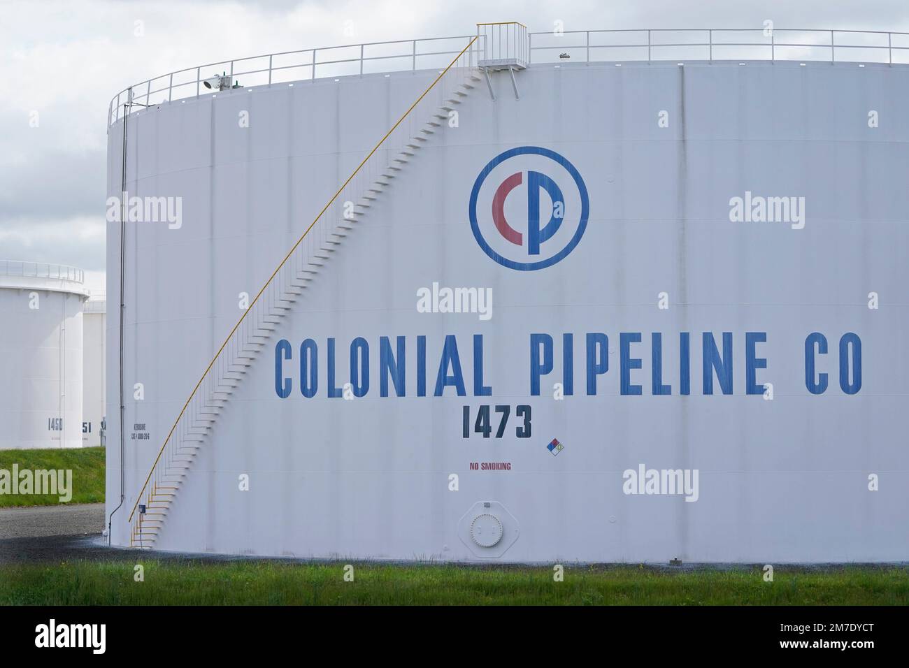 FILE - Colonial Pipeline storage tanks are seen in Woodbridge, N.J ...