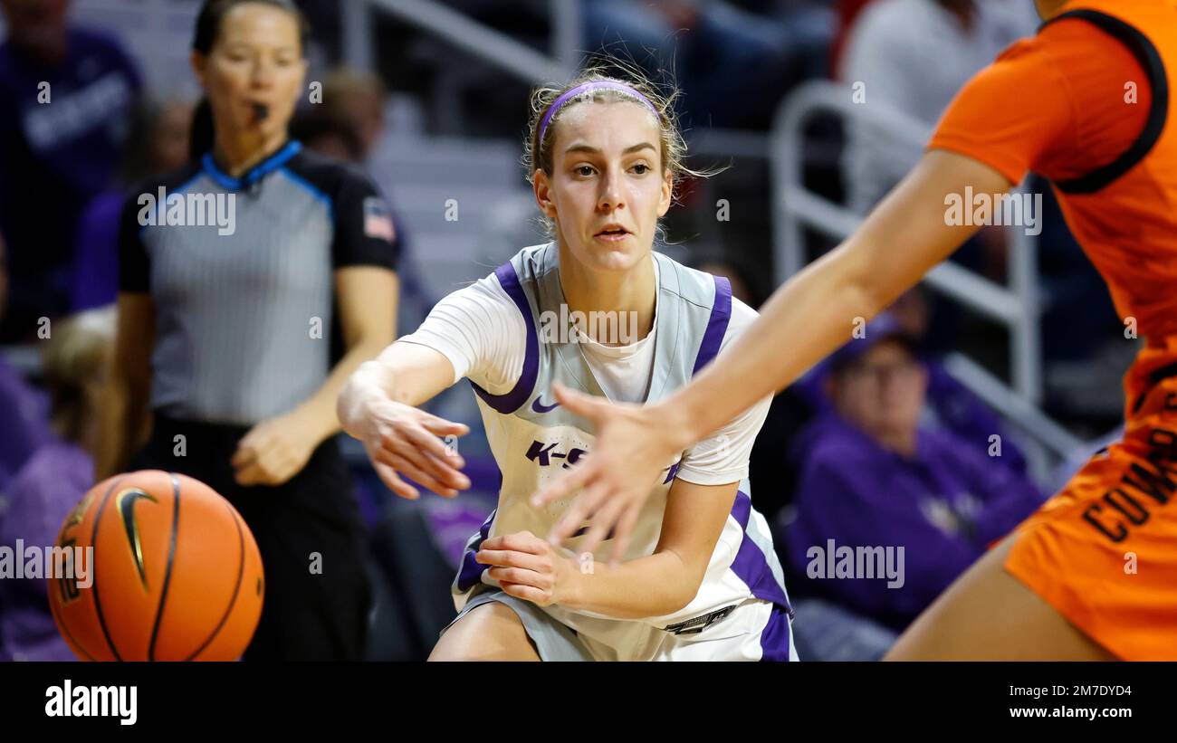 Kansas State guard Serena Sundell during an NCAA college basketball ...