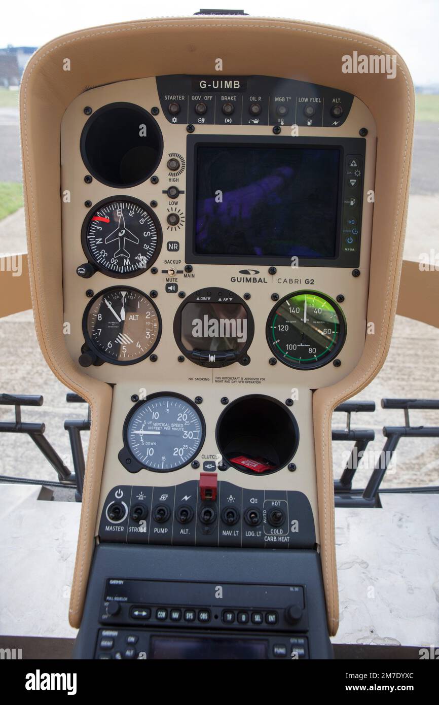 The Cabri G2 helicopter made by Guimbal , shopwing interior adn ...