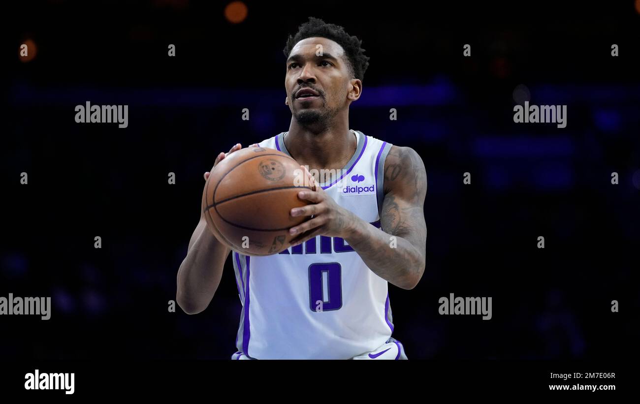 Sacramento Kings' Malik Monk plays during an NBA basketball game ...