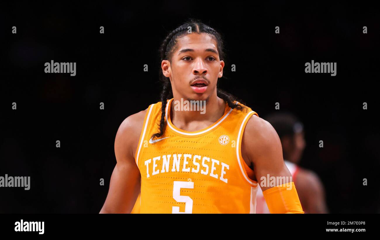 Tennessee guard Zakai Zeigler during an NCAA college basketball game ...