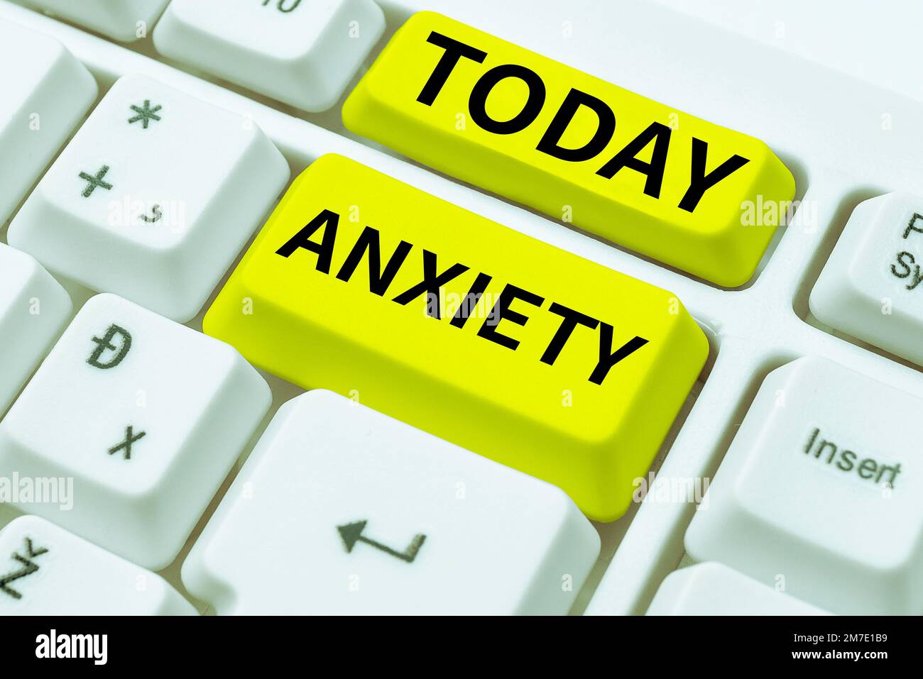 Conceptual display Anxiety. Business showcase Excessive uneasiness and ...