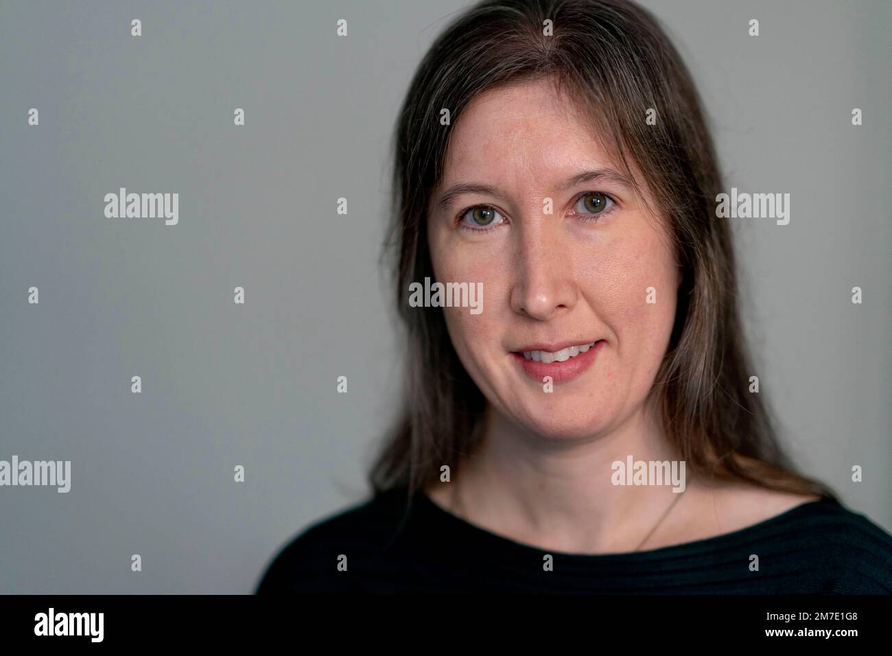 Associated Press reporter Jennifer McDermott stands for a portrait in ...