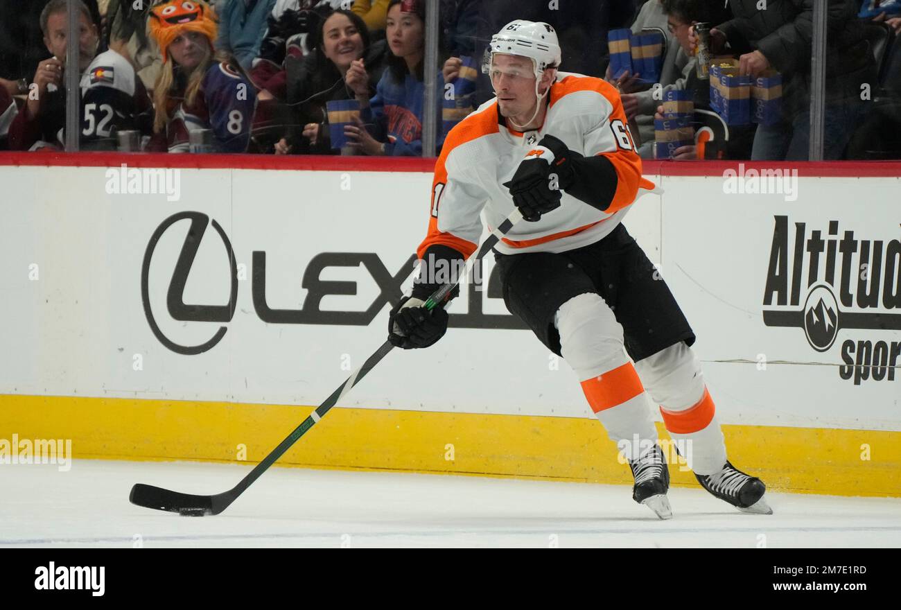 Philadelphia Flyers defenseman Justin Braun (61) in the second period ...