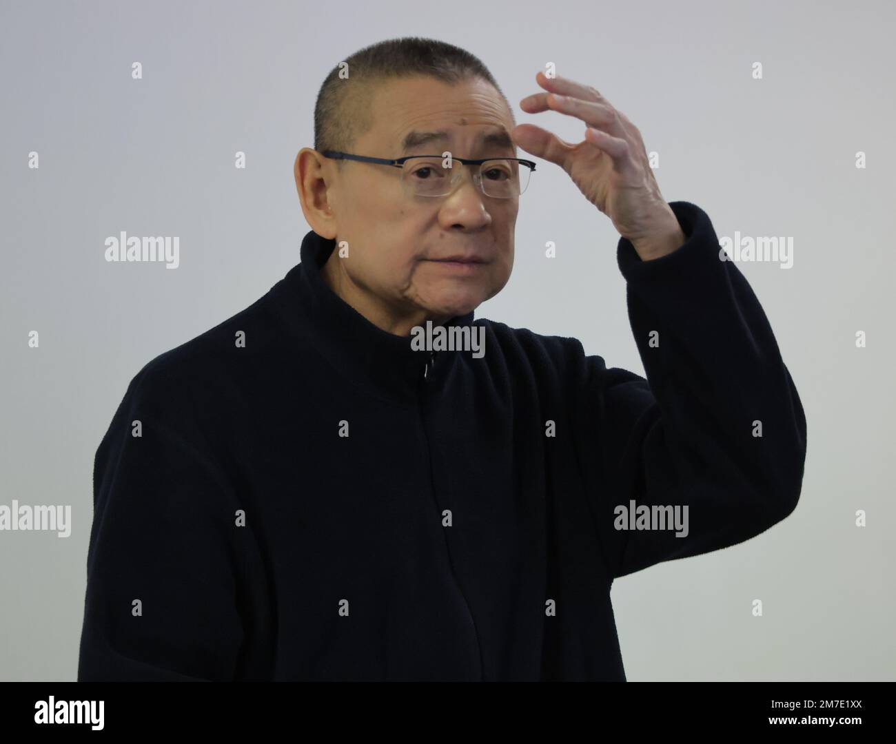 Tycoon Joseph Lau Luen-hung holds a press conference to clarify his ...