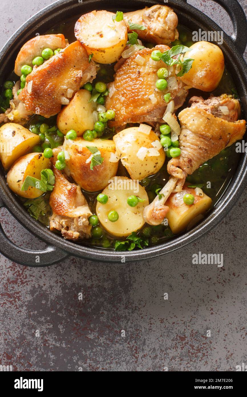 Chicken Vesuvio is a classic Italian-American dish for baked chicken ...