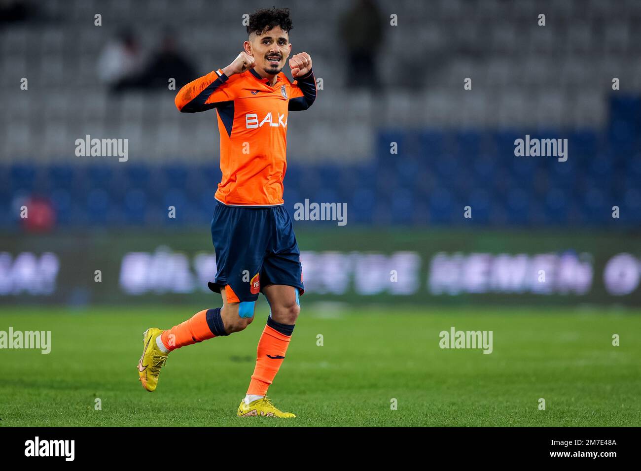 ISTANBUL, TURKEY - JANUARY 9: Serdar Gurler of Istanbul Basaksehir FK ...