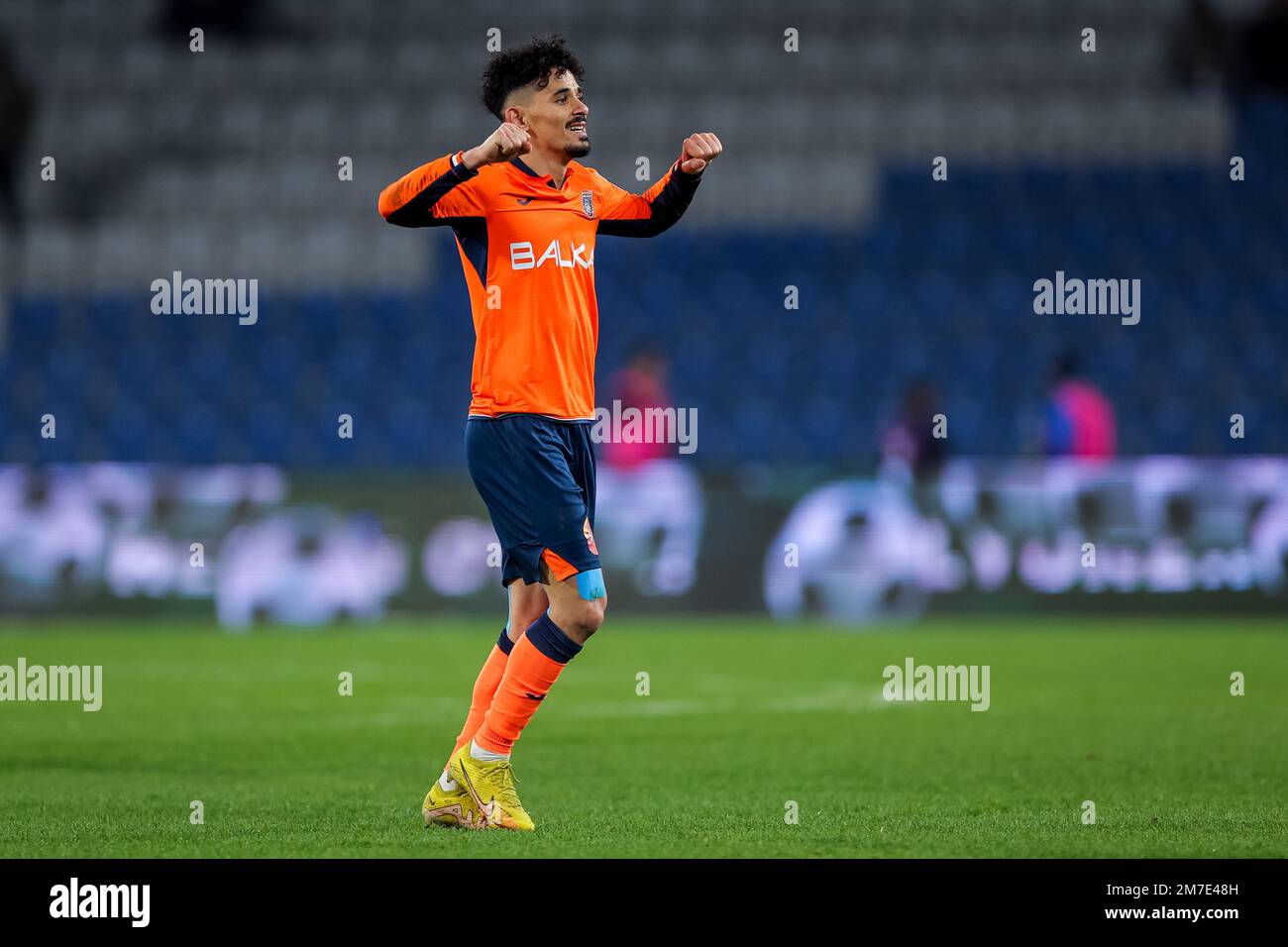 ISTANBUL, TURKEY - JANUARY 9: Serdar Gurler of Istanbul Basaksehir FK ...