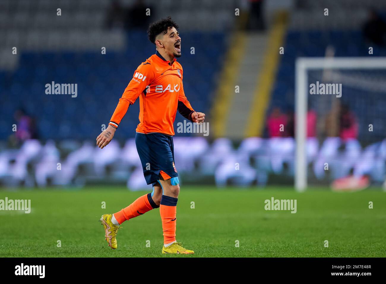 ISTANBUL, TURKEY - JANUARY 9: Serdar Gurler of Istanbul Basaksehir FK ...
