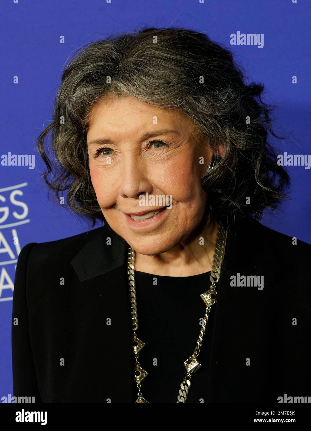Lily Tomlin poses at the premiere of the film "80 for Brady" at the ...