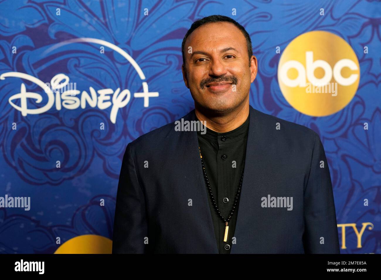 Rizwan Manji poses at the premiere of the ABC television special ...