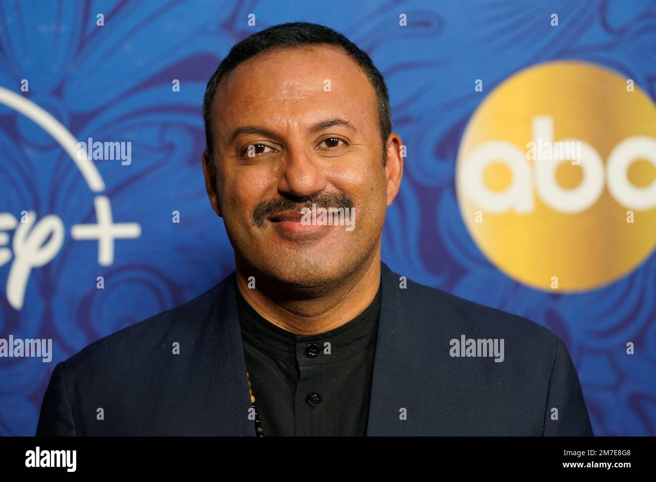 Rizwan Manji poses at the premiere of the ABC television special ...