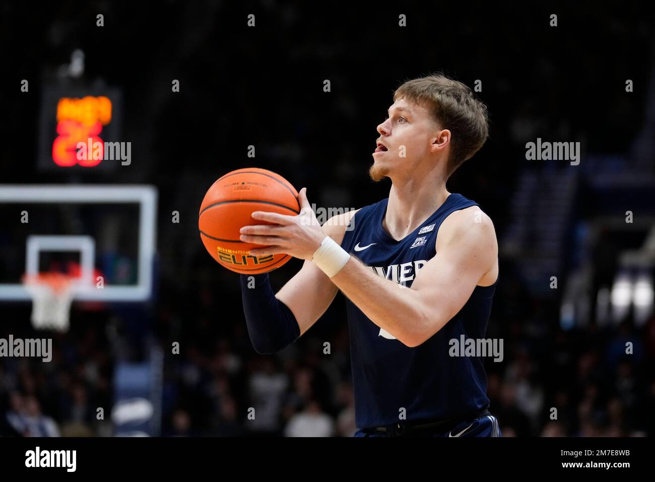 Xavier's Adam Kunkel plays during an NCAA college basketball game ...