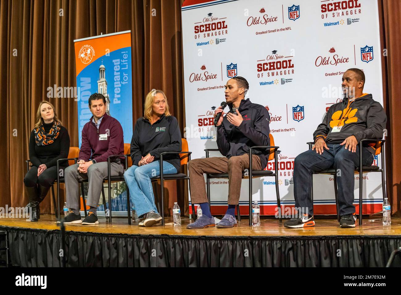 IMAGE DISTRIBUTED FOR OLD SPICE - Students at Withrow High School in ...