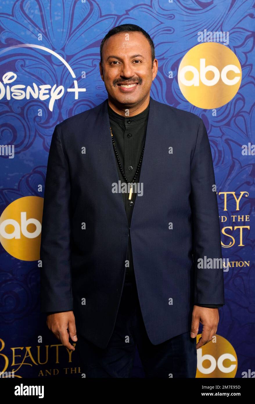 Rizwan Manji poses at the premiere of the ABC television special ...
