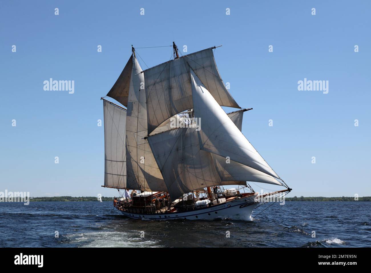 Canadian brigantine Pathfinder, Lake Ontario, 2014 Stock Photo - Alamy