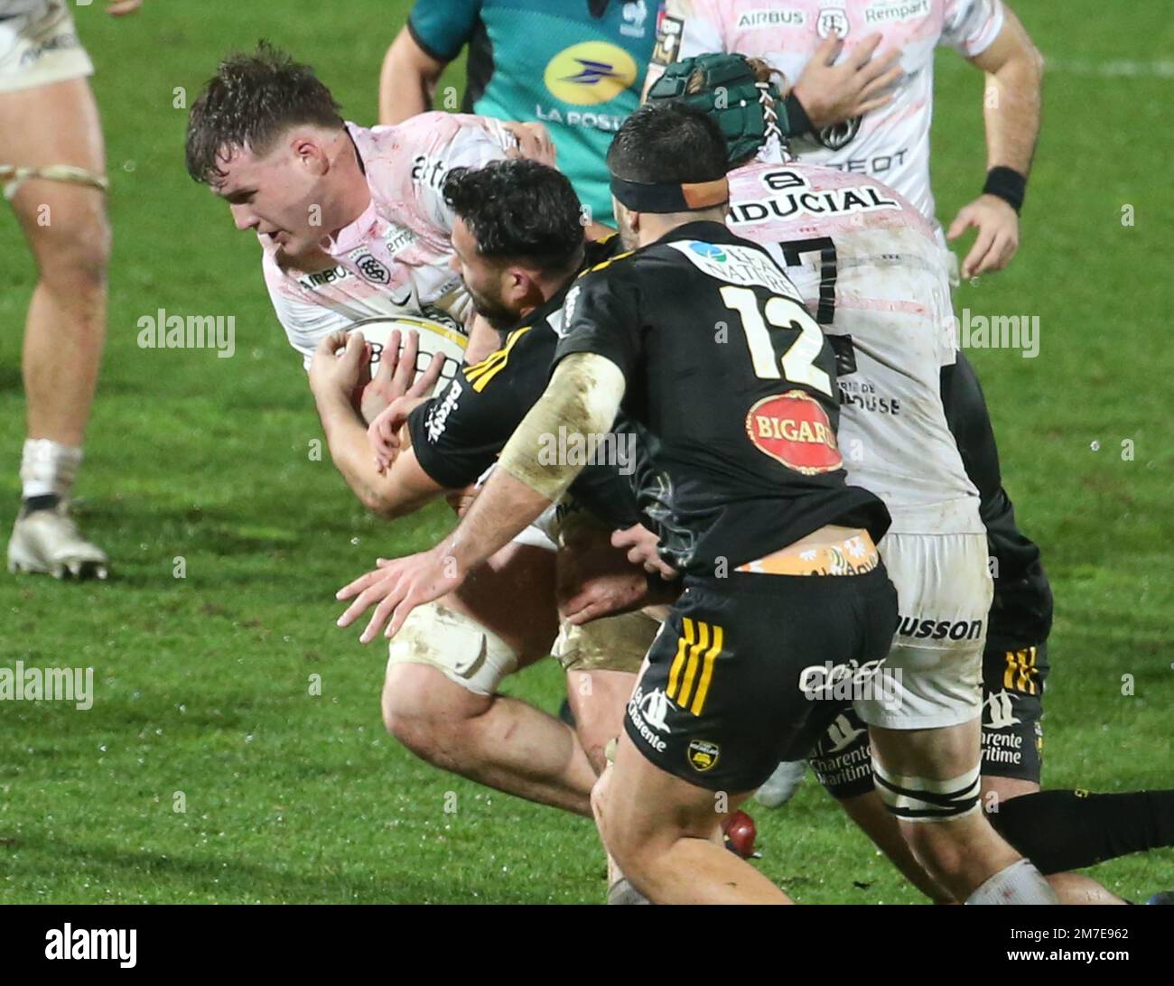Joshua Brennan of Stade Toulousain during the French championship Top ...