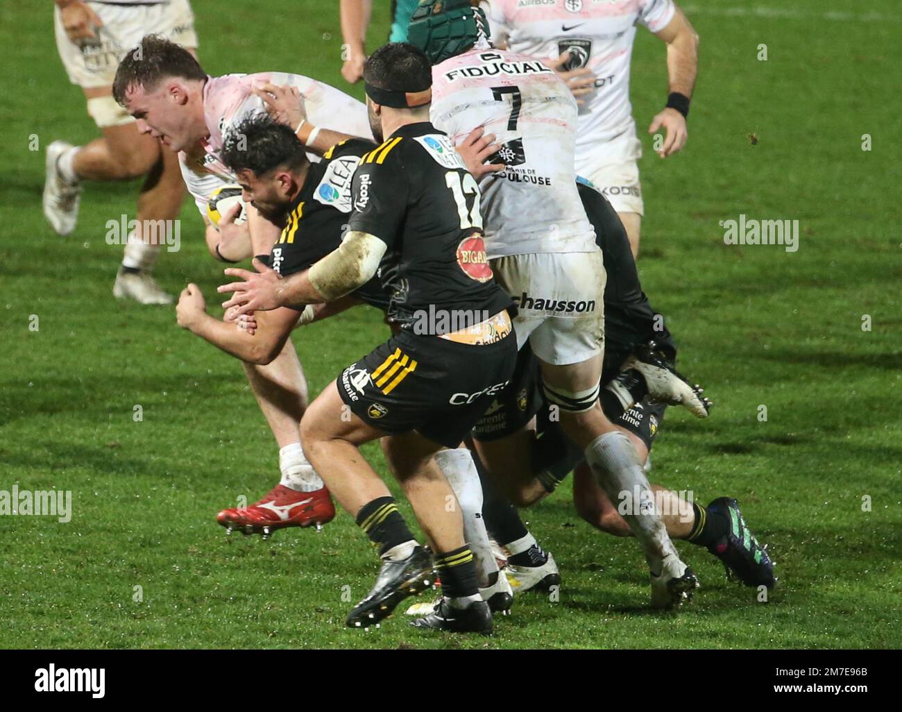 Joshua Brennan of Stade Toulousain during the French championship Top ...