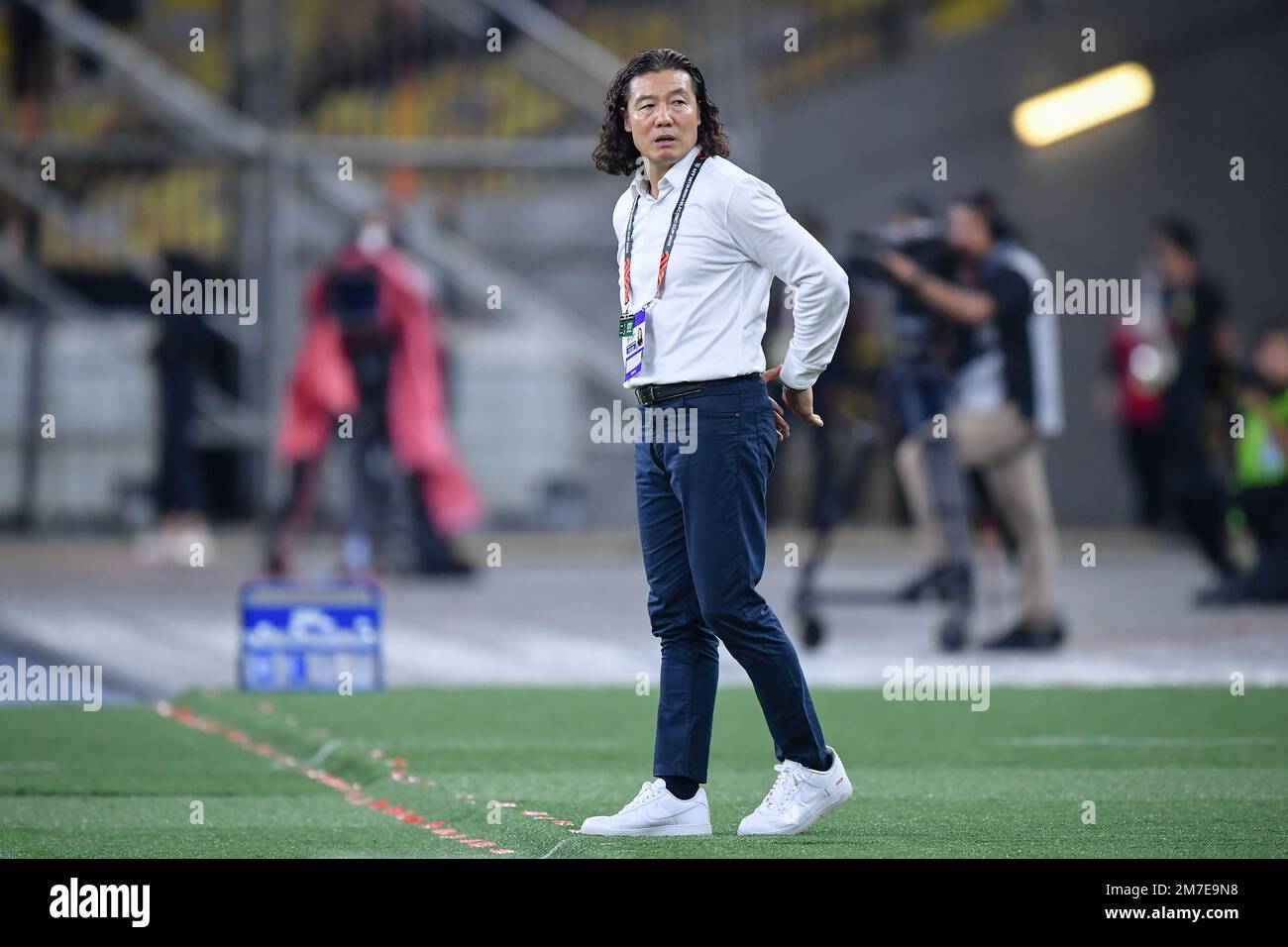 Kuala Lumpur, Malaysia. 07th Jan, 2023. Head coach Kim Pan Gon of ...