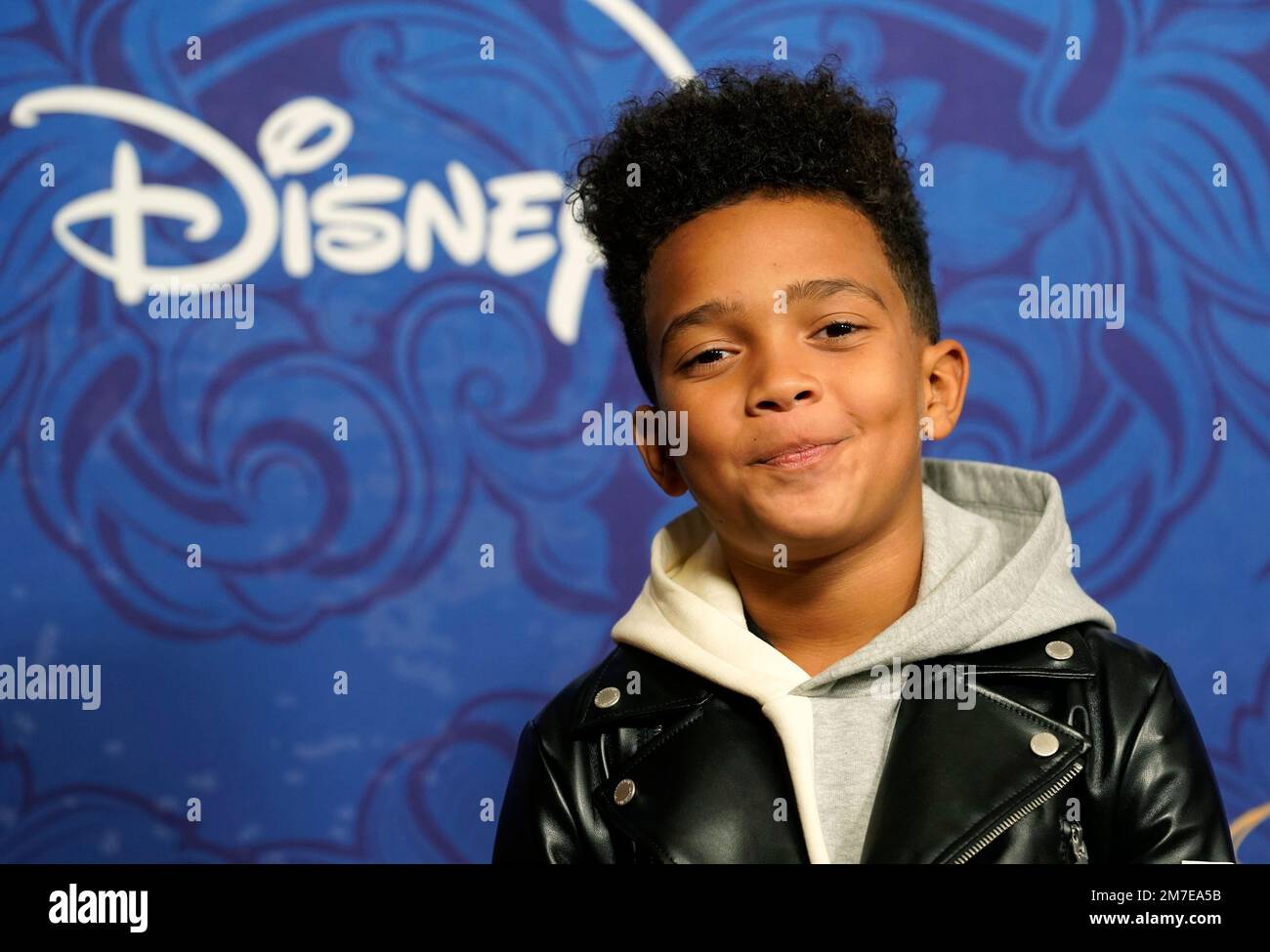Leo Abelo Perry poses at the premiere of the ABC television special ...