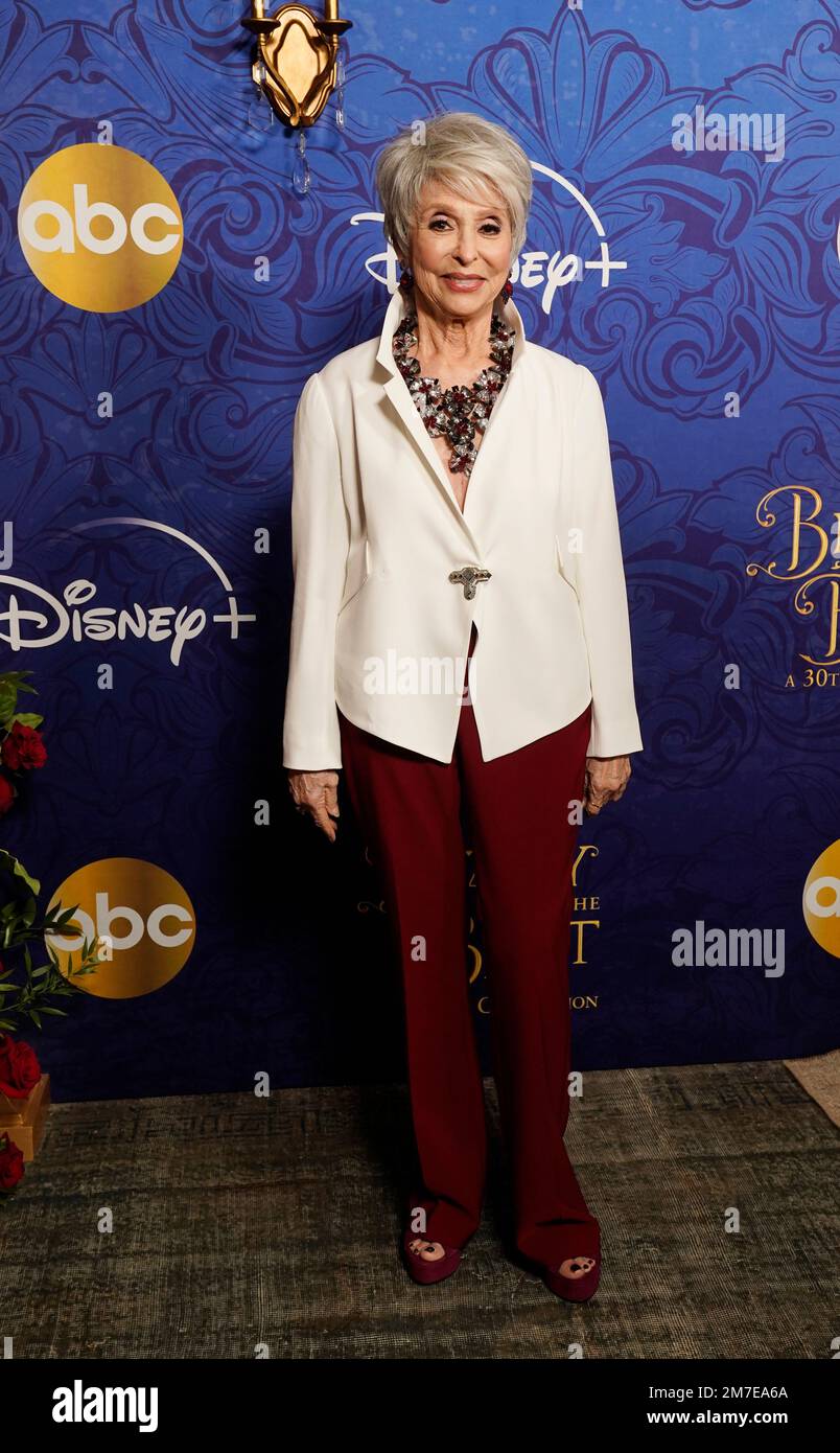 Rita Moreno poses at the premiere of the ABC television special "Beauty ...