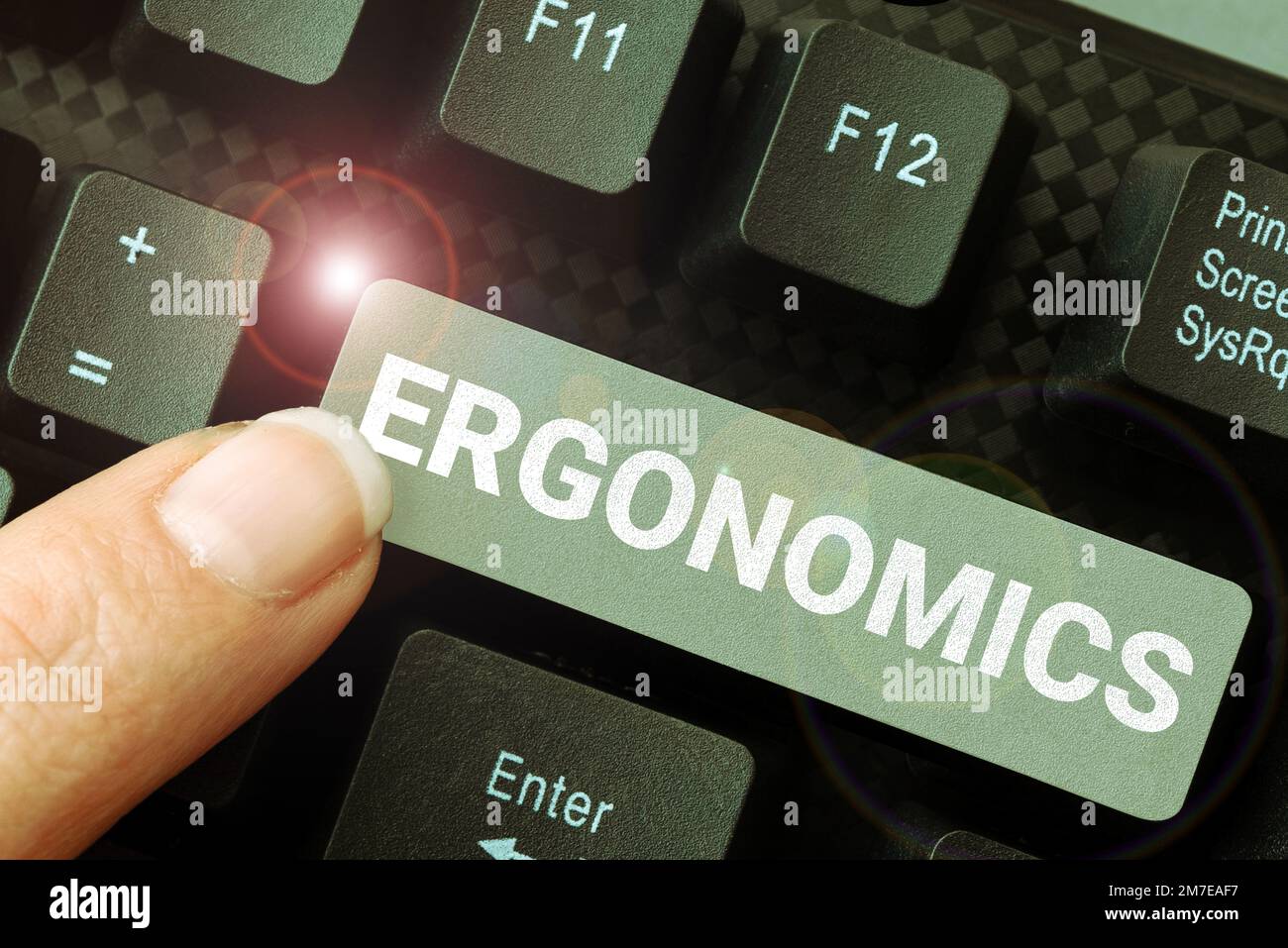 Handwriting text Ergonomics. Business approach fitting or designing a ...