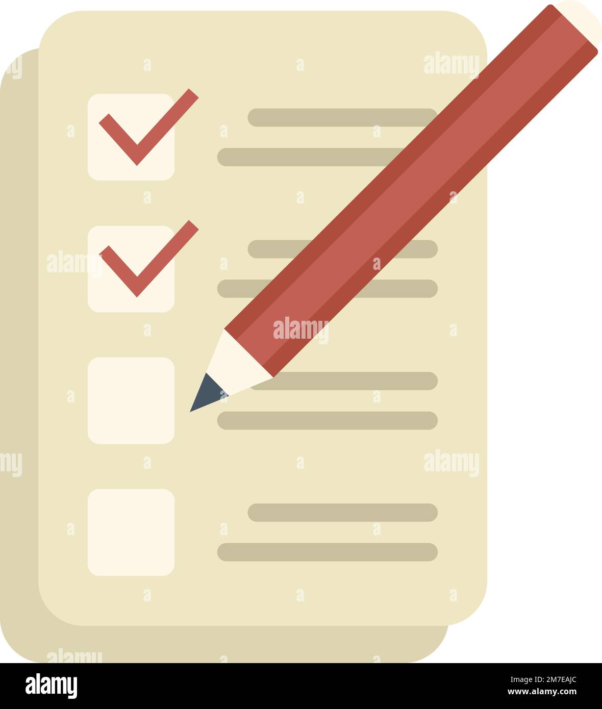 Write task icon flat vector. Work project. Watch timer isolated Stock ...