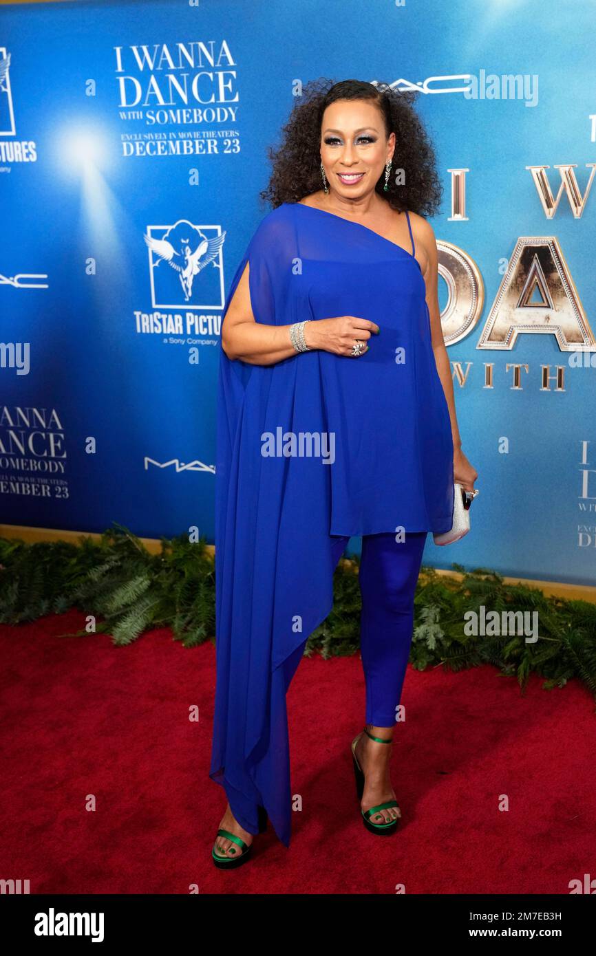 Tamara Tunie attends the world premiere of "Whitney Houston: I Wanna Dance with Somebody" at AMC ...