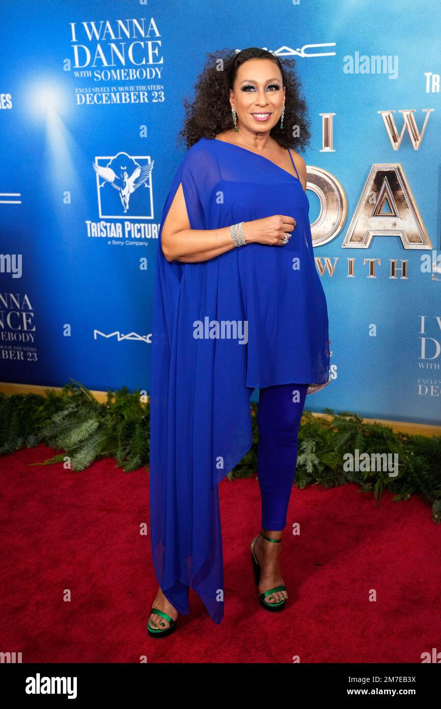 Tamara Tunie attends the world premiere of "Whitney Houston: I Wanna Dance with Somebody" at AMC ...